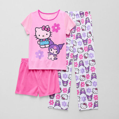 Click here for Little & Big Kid Girls Hello Kitty Round Neck Shor... prices
