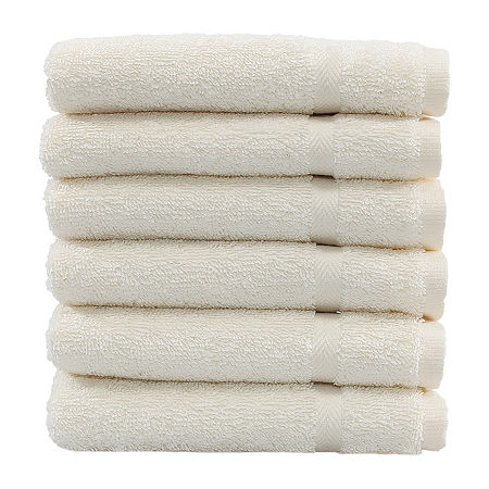 Linum Home Denzi 6-Pc. Washcloth Set - Natural
