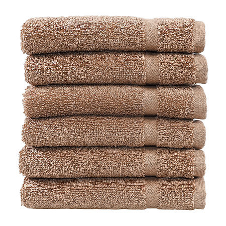 Click here for Linum Home Denzi 6-Pc. Washcloth Set - Light Brown prices