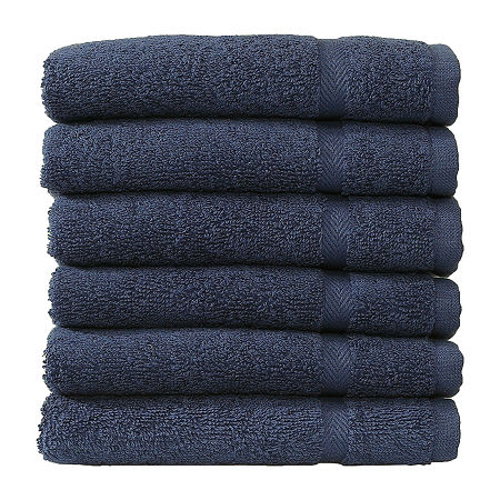 Linum Home Denzi 6-Pc. Washcloth Set - Light Blue