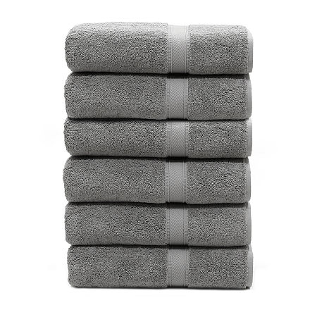 Linum Home Sinemis 6-Pc. Bath Towel Set - Dark Grey