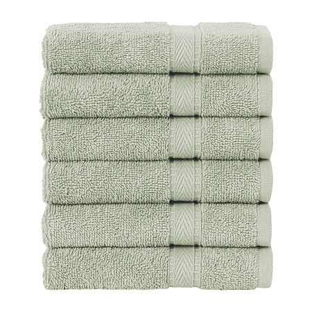 Linum Home Sinemis 6-Pc. Terry Washcloth Set - Green
