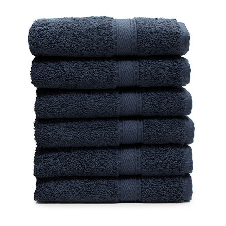 Linum Home Sinemis 6-Pc. Terry Washcloth Set - Navy