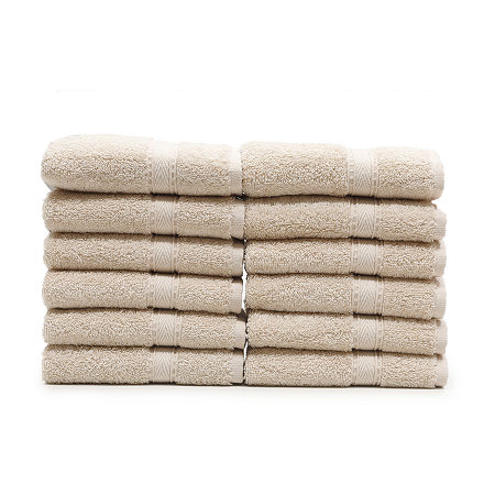 Click here for Linum Home Sinemis 12-Pc. Washcloth Set - Beige prices