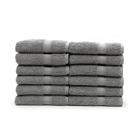 Click here for Linum Home Sinemis 12-Pc. Washcloth Set - Dark Gre... prices