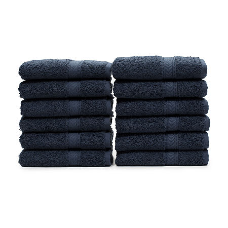 Click here for Linum Home Sinemis 12-Pc. Washcloth Set - Navy prices