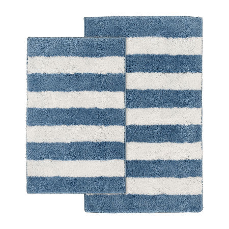 Click here for Garland Rug Beach Stripe 2-pc. Bath Rug Set  One S... prices