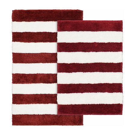 Click here for Garland Rug Beach Stripe 2-pc. Bath Rug Set  One S... prices