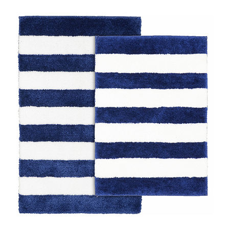 Click here for Garland Rug Beach Stripe 2-pc. Bath Rug Set  One S... prices