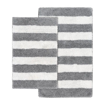 Click here for Garland Rug Beach Stripe 2-pc. Bath Rug Set  One S... prices