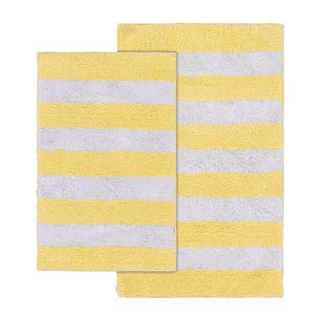 Click here for Garland Rug Beach Stripe 2-pc. Bath Rug Set  One S... prices