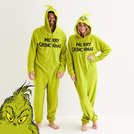 Click here for Merry Grinchmas Unisex Adult Dr. Seuss Grinch Flee... prices