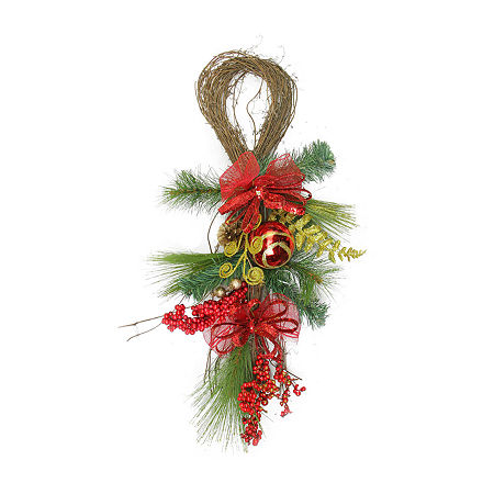 Click here for 26 Long Needle Pine and Berry Artificial Christmas... prices