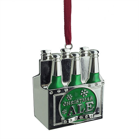 Click here for 3 Green and Silver CHRISTMAS ALE Ornament with Eur... prices
