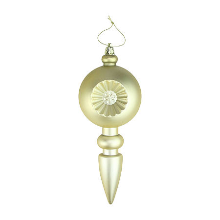 Click here for 4ct Matte Gold Retro Reflector Shatterproof Christ... prices