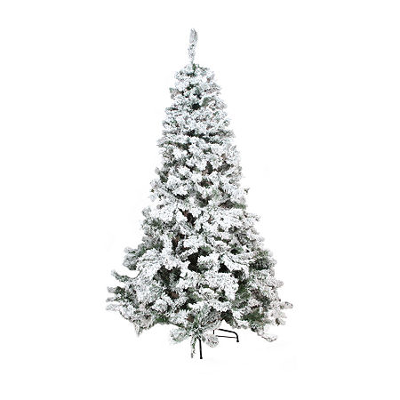 Click here for Northlight Flocked Unlit 7 1/2 Foot Pine Christmas... prices