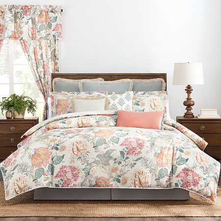 Click here for Rose Tree Komodo Floral 4-Pc. Comforter Set  Queen... prices