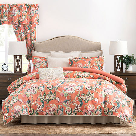 Click here for Rose Tree Cara Floral 4-Pc. Comforter Set  Queen -... prices