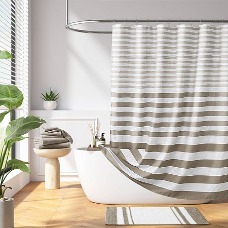 Click here for Madison Park Ariana Ombre Waffle Shower Curtain  7... prices