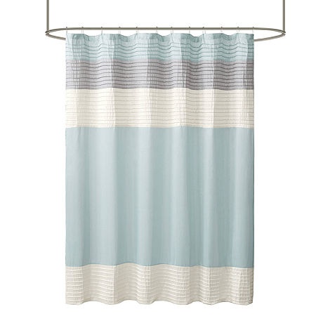 Click here for Madison Park Amherst Faux Silk Shower Curtain  72... prices