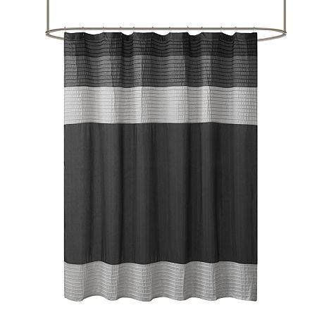 Click here for Madison Park Amherst Faux Silk Shower Curtain  72... prices