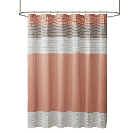 Click here for Madison Park Amherst Faux Silk Shower Curtain  72... prices
