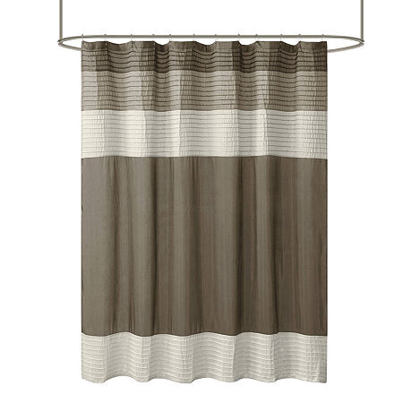 Click here for Madison Park Amherst Faux Silk Shower Curtain  72... prices