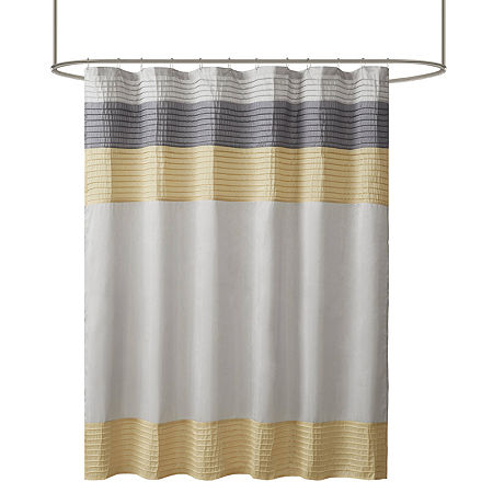 Click here for Madison Park Amherst Faux Silk Shower Curtain  72... prices