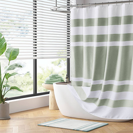 Click here for Madison Park Spa Waffle 3M-Scotchgard Shower Curta... prices
