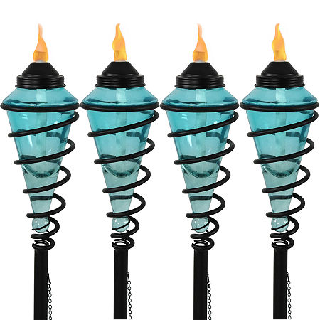 Click here for Net Health Shops 2-In-1 Patio Set Of 4 Blue Torch... prices