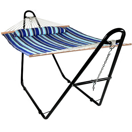 Click here for Sunnydaze Patio Collection Hammock  One Size  Blue prices