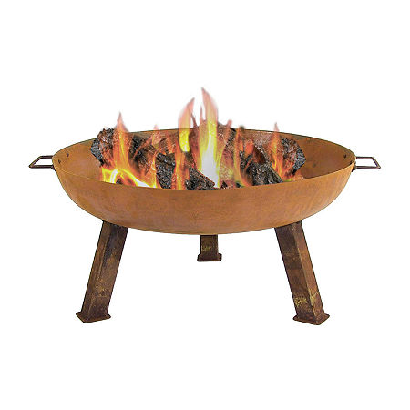 Click here for Weather Resistant Fire Pit  One Size  Orange prices