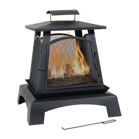 Click here for Weather Resistant Fire Pit  One Size  Black prices