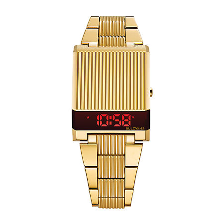 Click here for Bulova Computron Archive Gold-Tone Link Bracelet W... prices