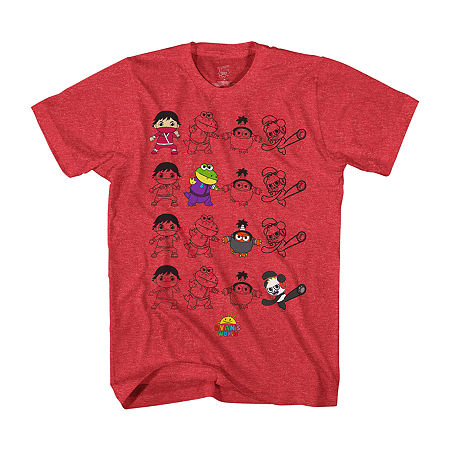 Click here for Little & Big Kid Boys Crew Neck Short Sleeve Regul... prices