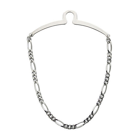 Click here for Rhodium-Plated Tie Chain  One Size  Gray prices