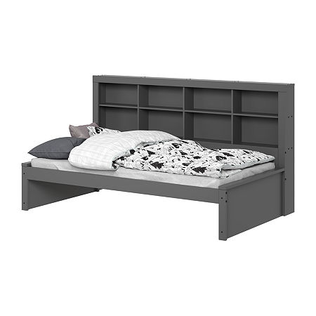 Click here for Bookcase Twin Daybed  One Size  Gray prices