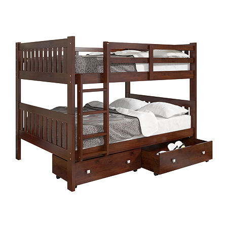 Click here for Austin Mission Full over Full Bunk Bed with Dual U... prices