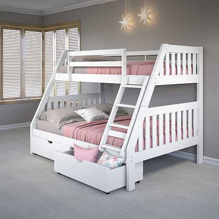 Click here for Austin Mission Twin over Full Bunk Bed with Dual U... prices