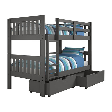 Click here for Austin Mission Twin over Twin Bunk Bed with Dual U... prices