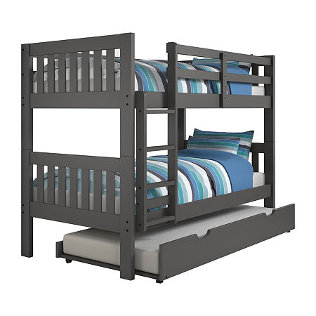 Click here for Austin Mission Twin over Twin Bunk Bed with Twin T... prices