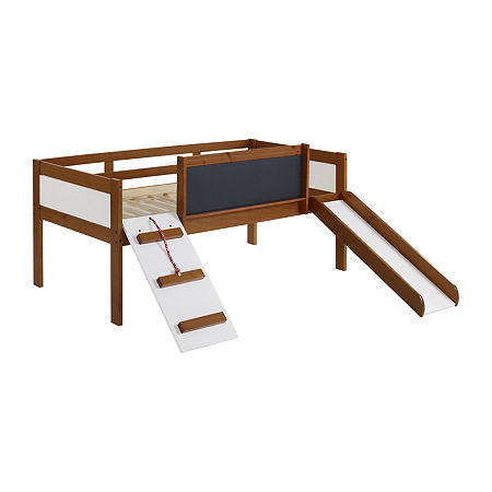 Click here for Art & Play Twin Junior Low Loft Bed  One Size  Bro... prices