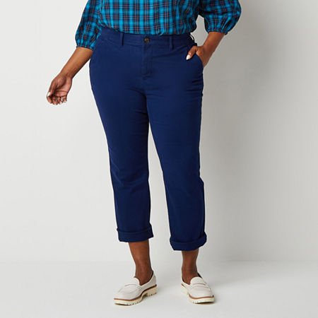 Click here for St. Johns Bay Plus Womens Relaxed Fit Girl Friend... prices