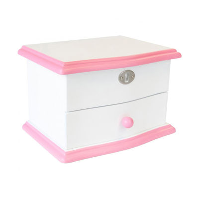 Mele And Co Katie White Jewelry Box, Color: White - JCPenney
