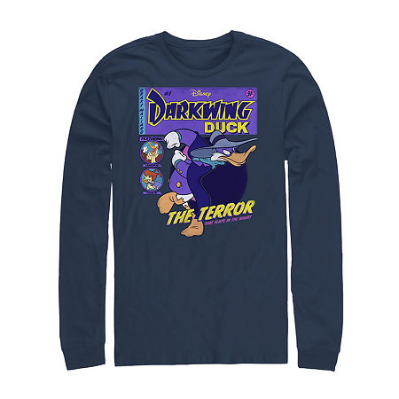 Click here for Mens Long Sleeve Graphic T-Shirt  Small  Blue prices