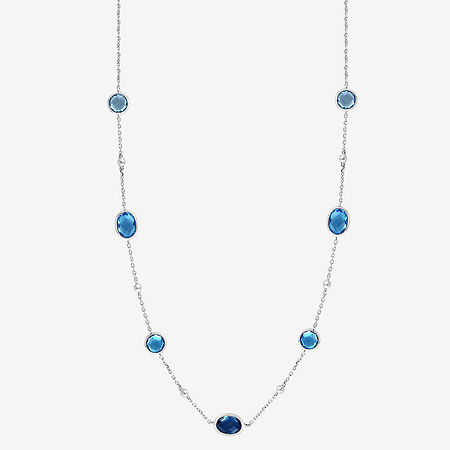 Click here for Effy Final Call Womens Blue Topaz 18 Inch Strand N... prices