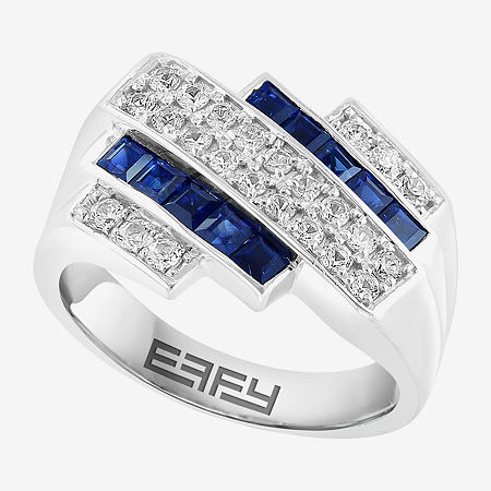 Click here for Effy Final Call Mens Genuine Blue Sapphire Sterlin... prices