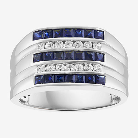 Click here for Effy Final Call Mens Genuine Blue Sapphire Sterlin... prices