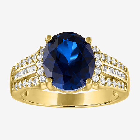 Click here for Womens Gemstone 14K Gold Over Silver Oval Cocktail... prices