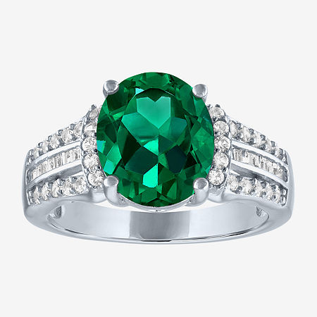 Click here for Womens Gemstone Sterling Silver Oval Cocktail Ring... prices
